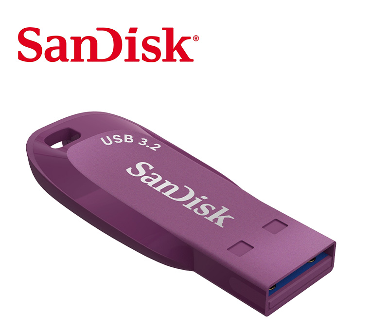 แฟลชไดร์ฟ SanDisk USB Drive Ultra Shift 32GB Cattleya Orchid Purple ...
