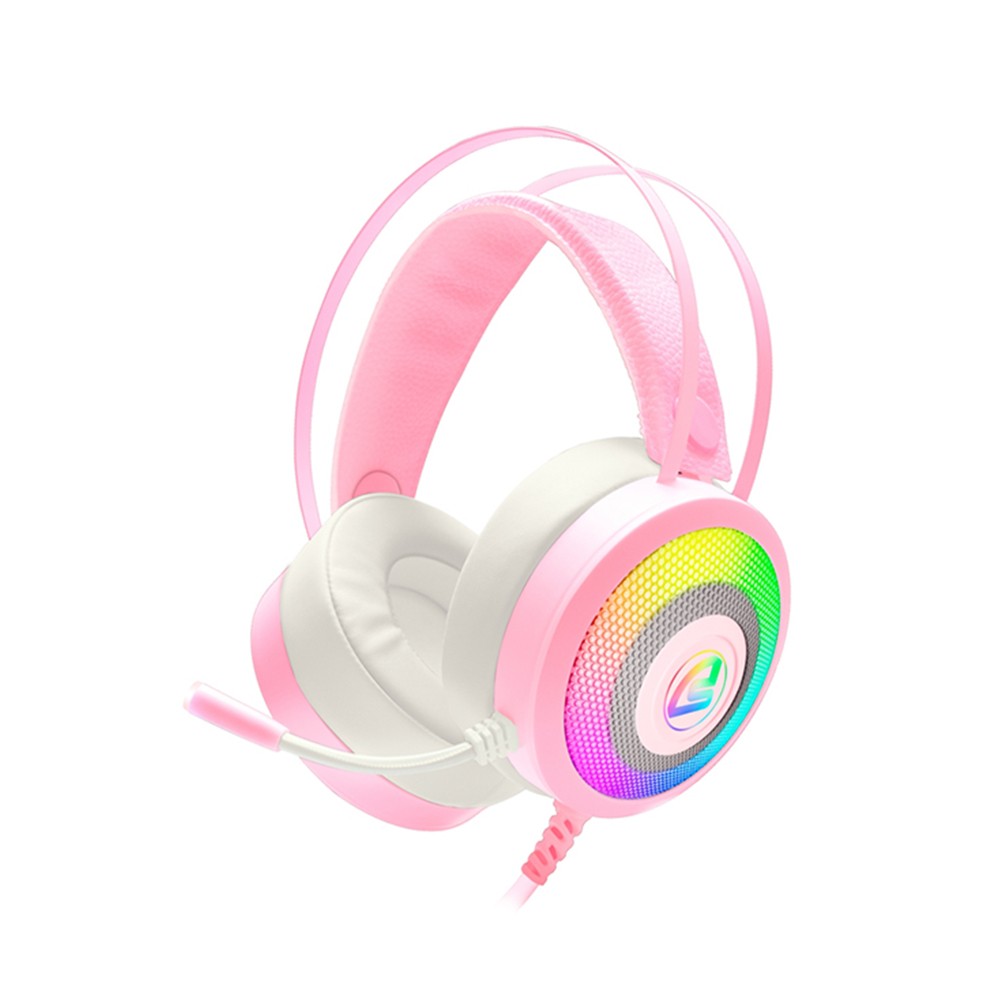 หูฟังเกมมิ่ง Signo gaming Headset HP-824 Pinkker 7.1 Pink | Studio7 online