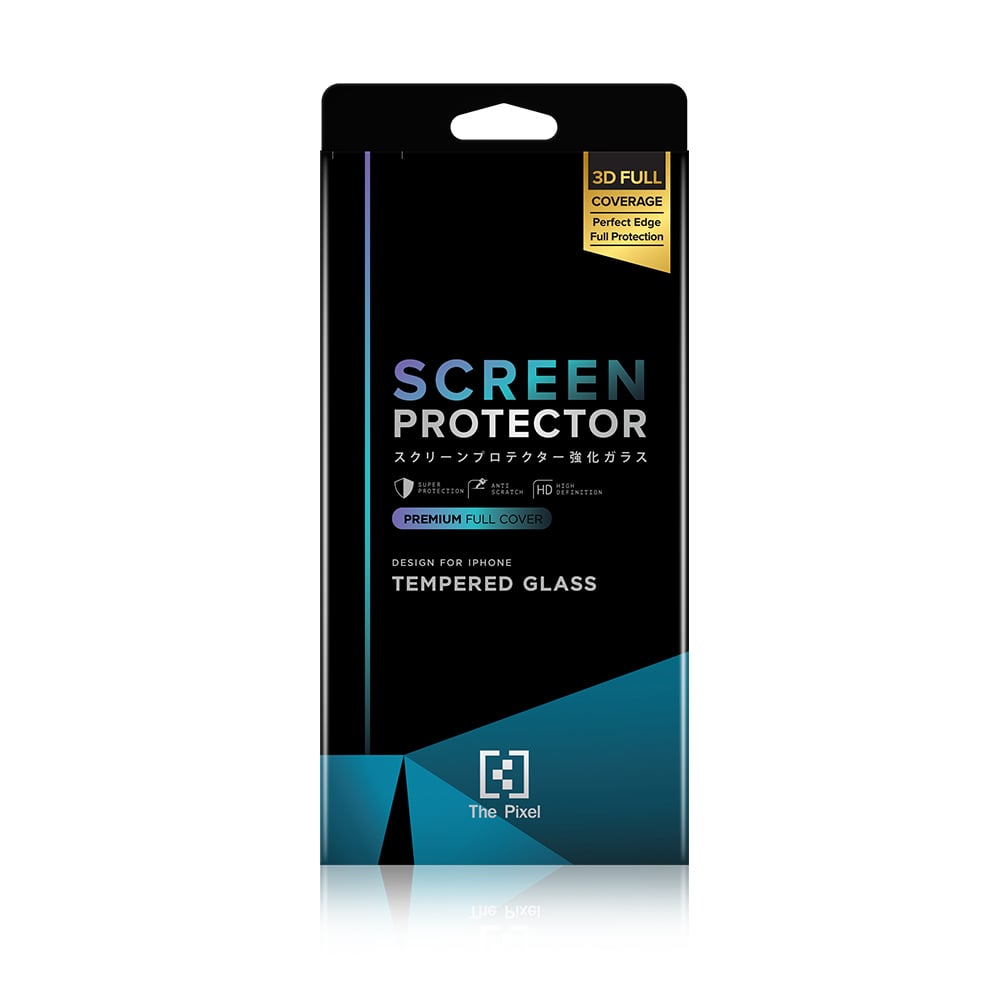 The Pixel ฟิล์ม Tempered Glass 3D Shield Curved for iPhone 15 Pro ...