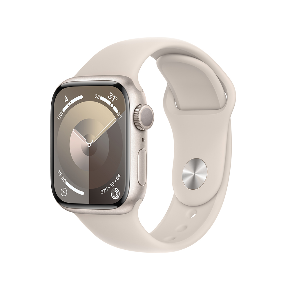 ใหม่ล่าสุด! Apple Watch Series 9 GPS 41mm Starlight Aluminium Case with ...
