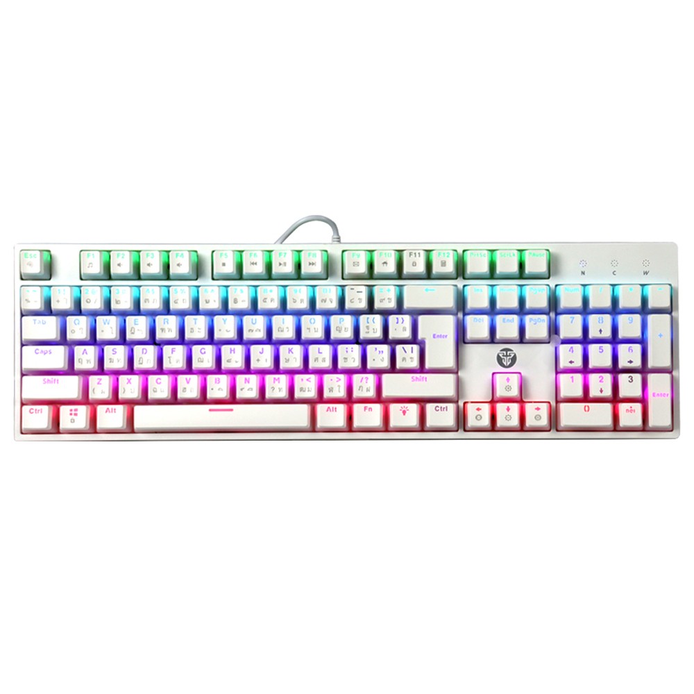 คีย์บอร์ดเกมมิ่ง Fantech Gaming Keyboard MK887S Mechanical Swap White (Red Switch) | Studio7 online