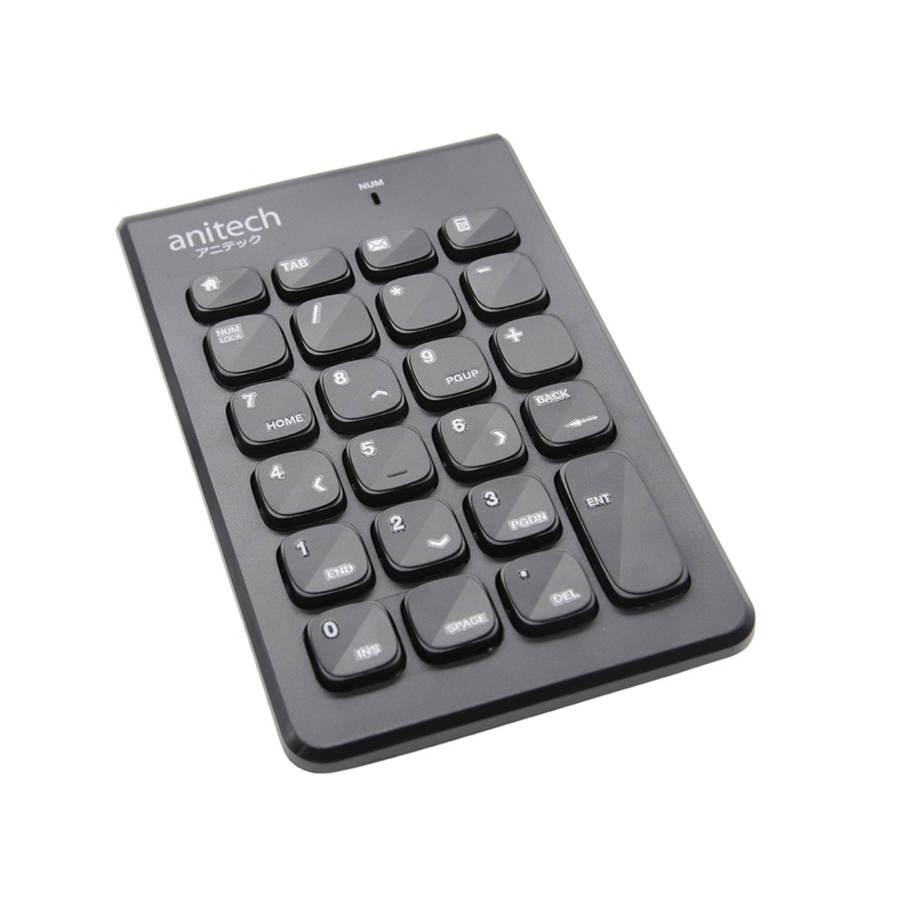 แป้นตัวเลข Anitech Keypad Numeric N185 Black | Studio7 online