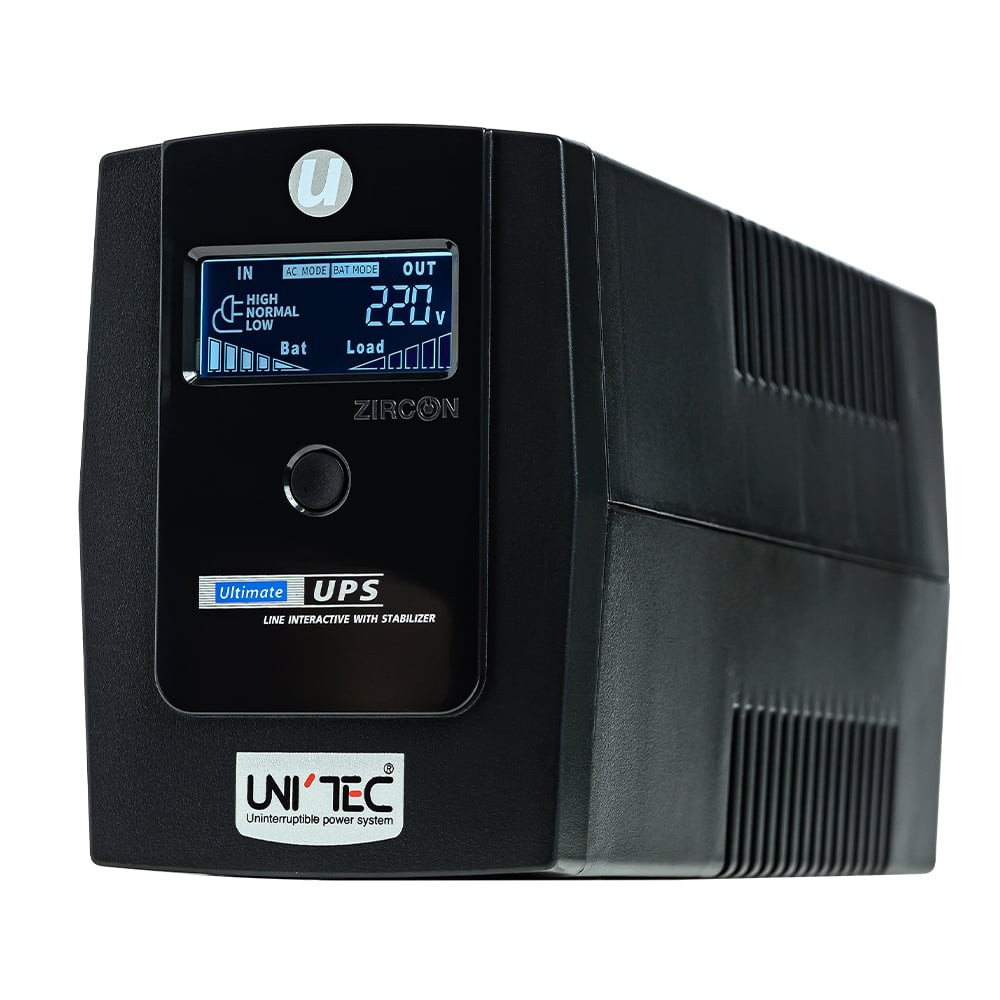 เครื่องสำรองไฟ UNITEC UPS ULTIMATE 1000VA/550W, Digital Display ...