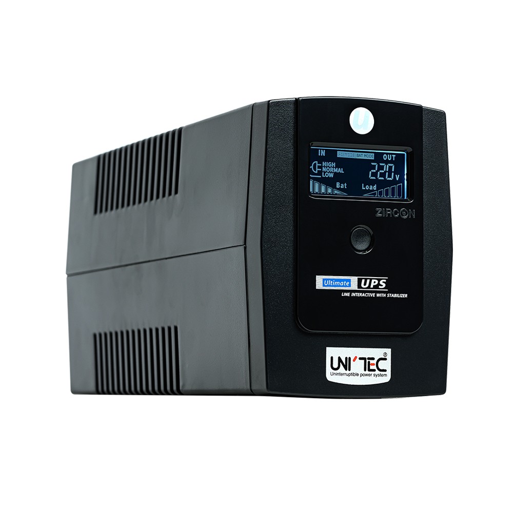 เครื่องสำรองไฟ UNITEC UPS ULTIMATE 1000VA/550W, Digital Display ...