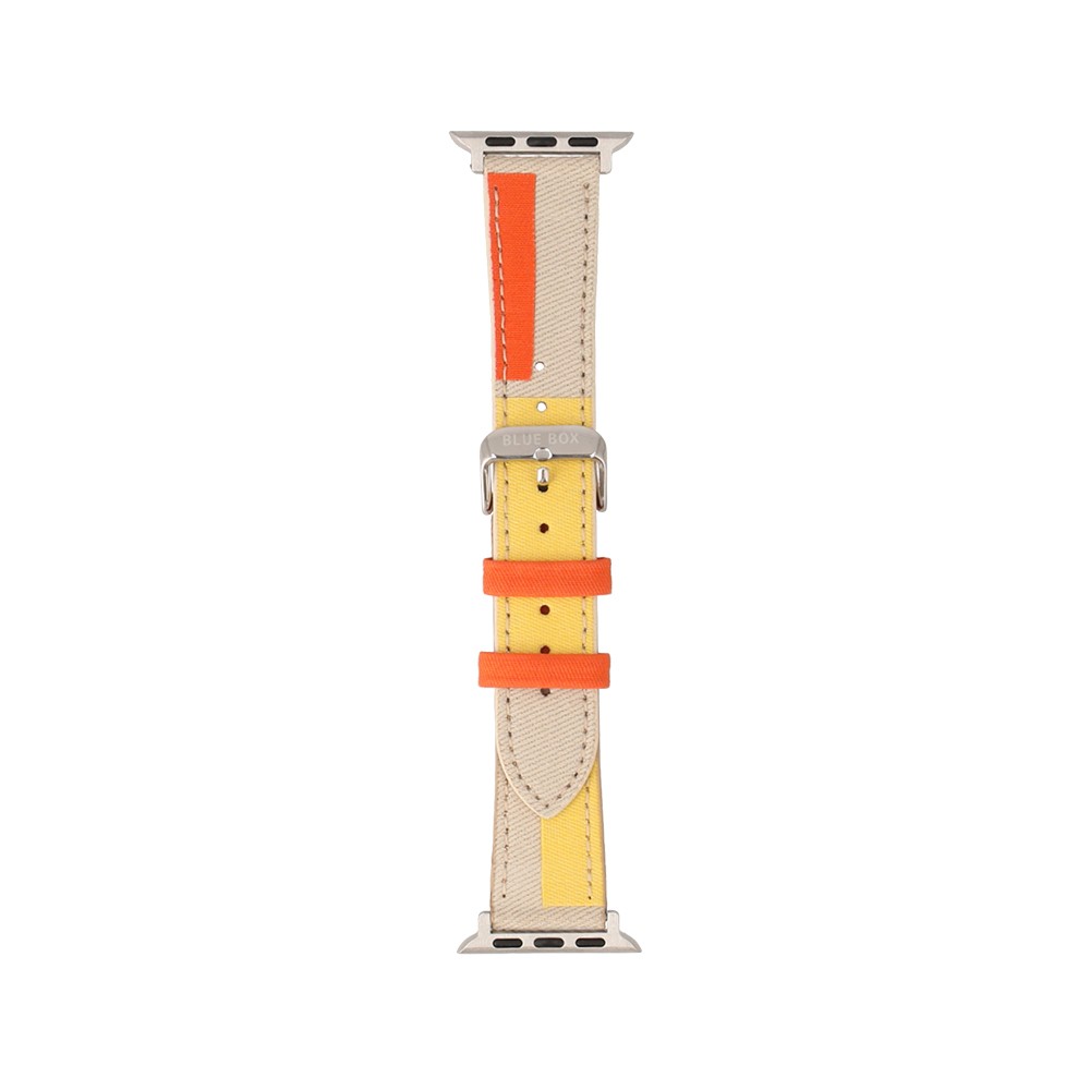 สาย Blue Box Apple Watch Strap 40/41mm Jean Texture Cream/Orange/Yellow ...