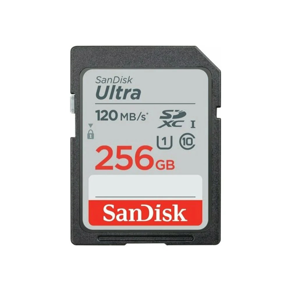 การ์ดหน่วยความจำ SanDisk Ultra SDXC SDSDUNC4 256GB 120MB/s R C10 ...