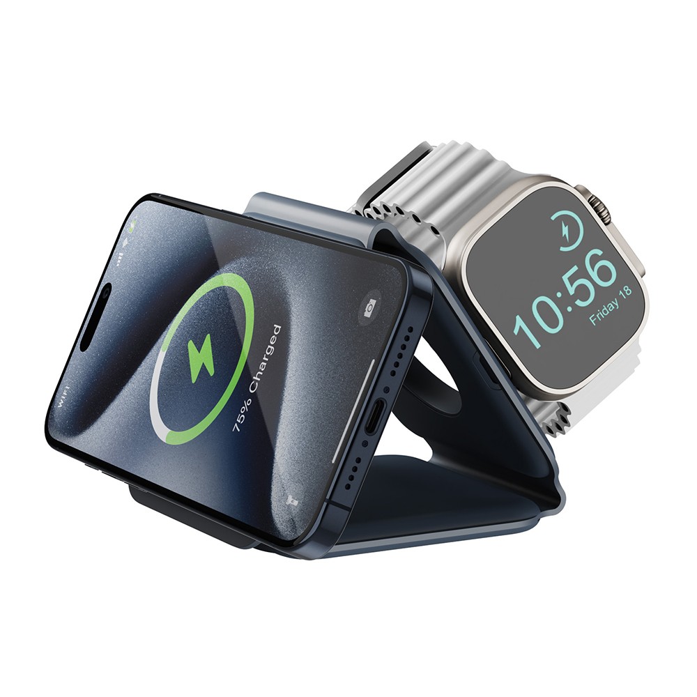 ที่ชาร์จไร้สาย BAZIC 3-in-1 Foldable Magnet Pad 15W | Studio7 online