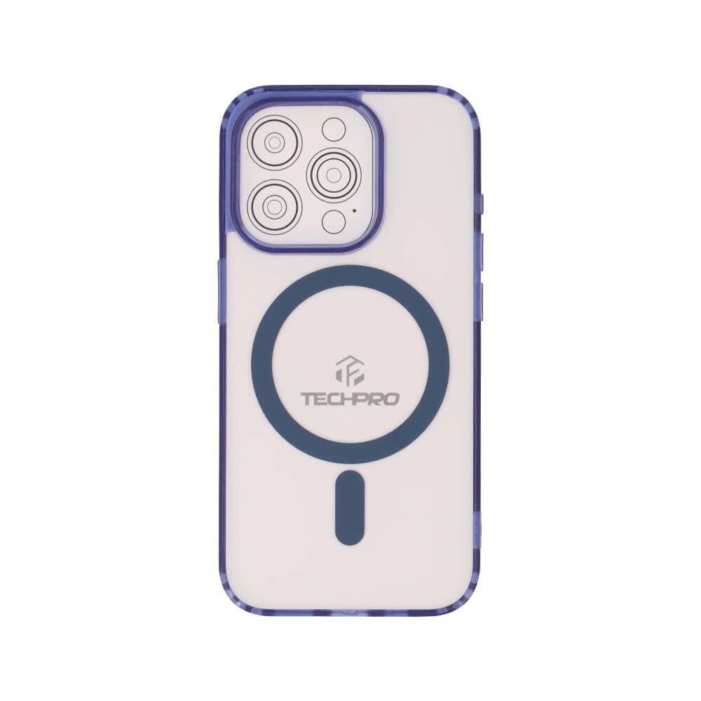 เคส TECHPRO iPhone 15 Pro with Magnetic Black Shading Blue bumper | Studio7 online