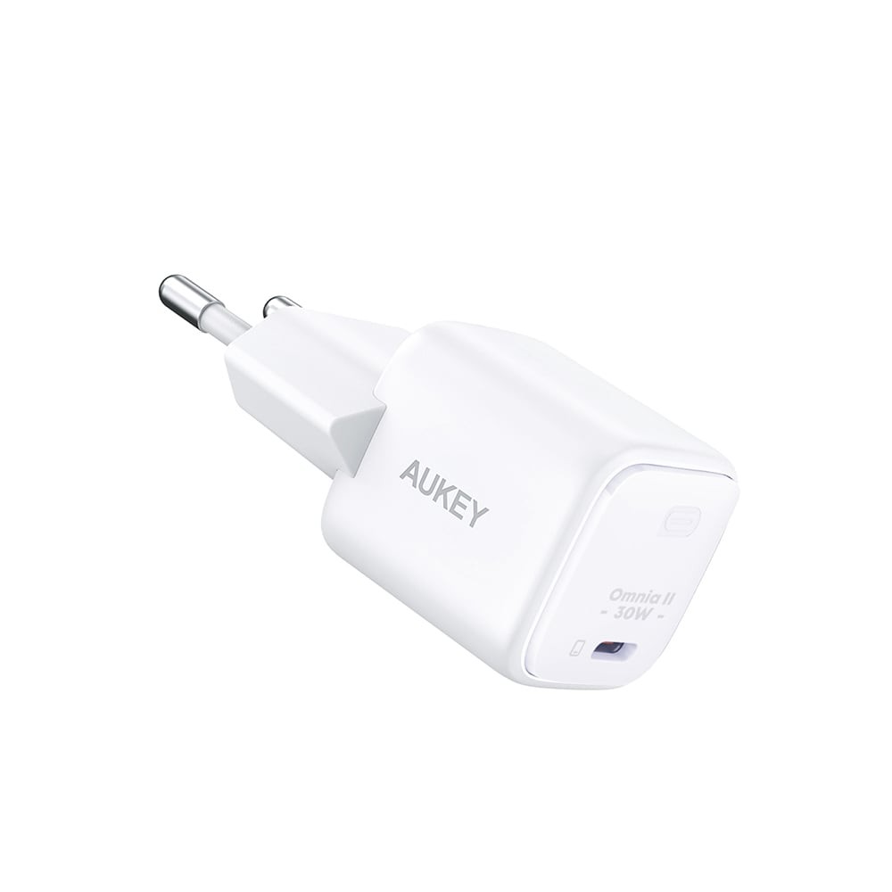 อะแดปเตอร์ AUKEY Wall USB Charger 1 USB-C 30W GaN Tech White (ITSI ...