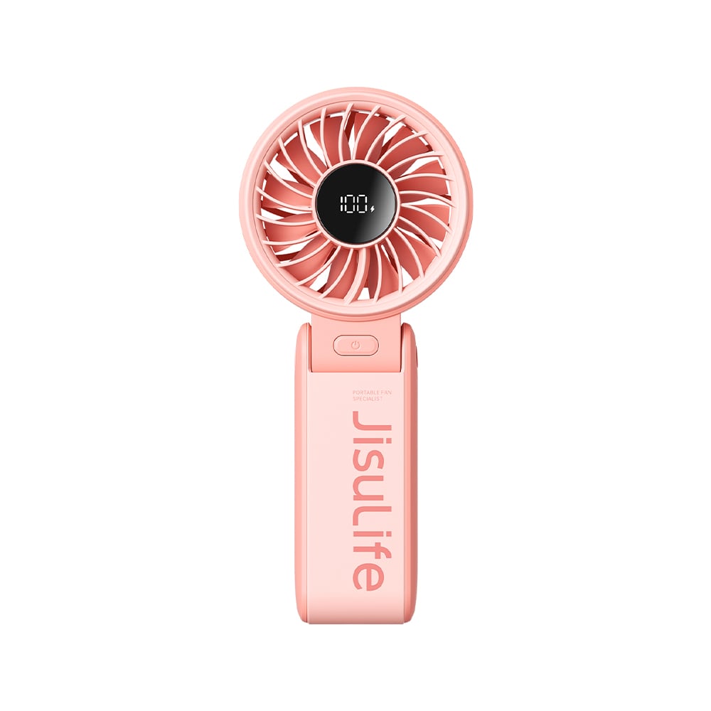 พัดลมพกพา Jisulife Life 7 Handheld Fan 5,000 mAh Pink | Studio7 online