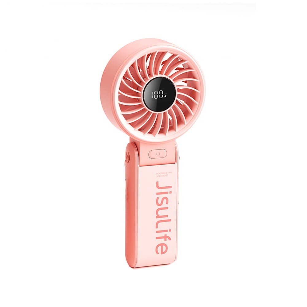 พัดลมพกพา Jisulife Life 7 Handheld Fan 5,000 mAh Pink | Studio7 online