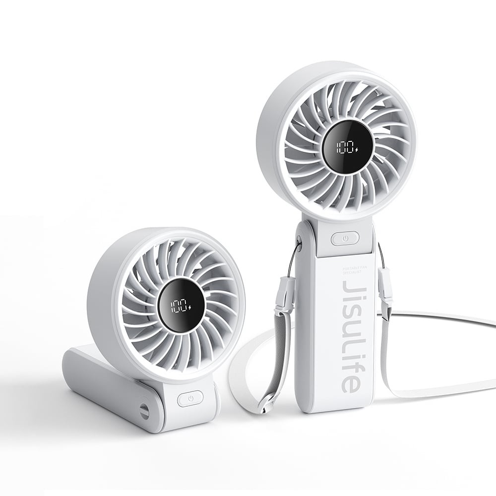 พัดลมพกพา Jisulife Life 7 Handheld Fan 5,000 mAh Gray | Studio7 online