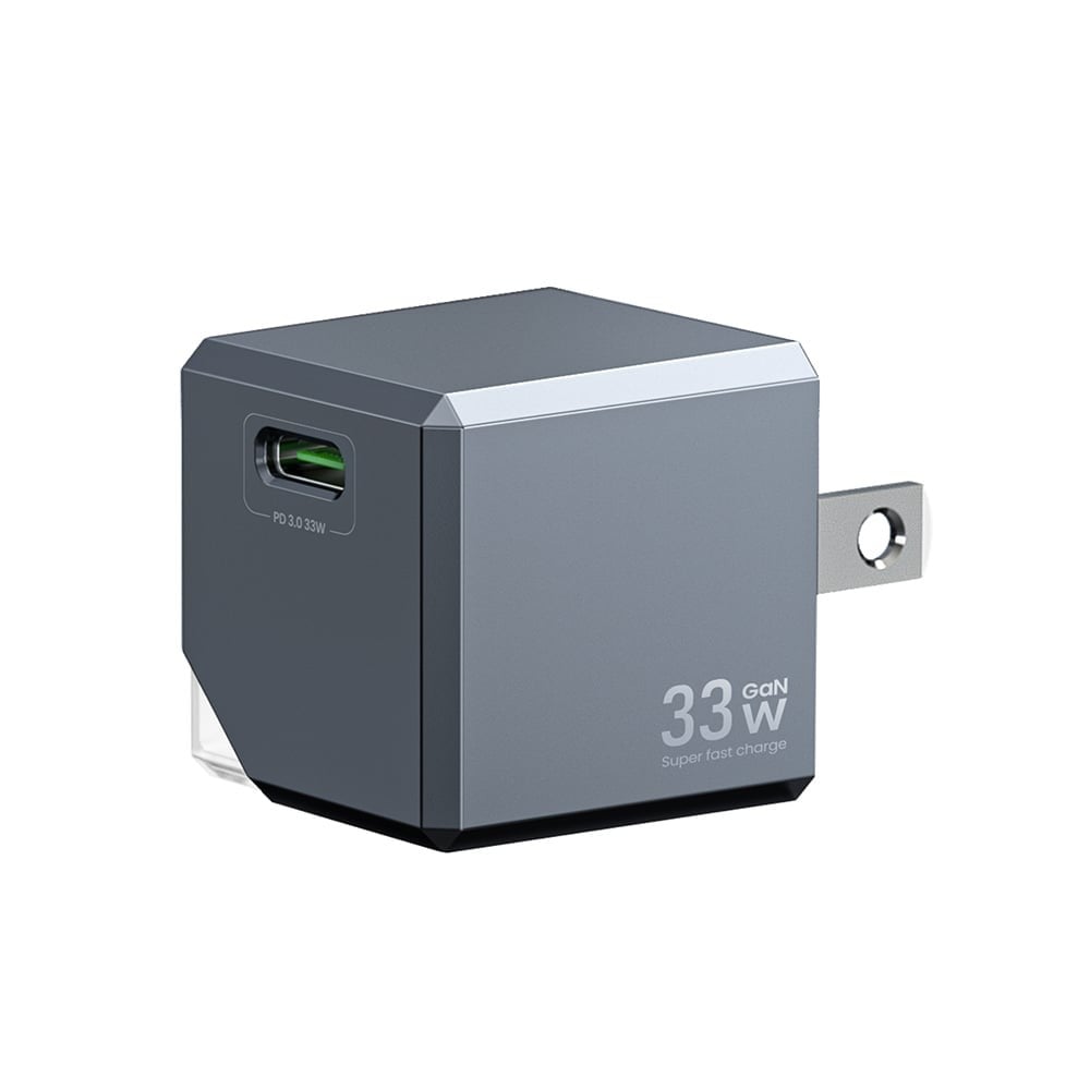 อะแดปเตอร์ ALPHA·X Wall Charger 1 USB-C 33W GaN Grey | Studio7 online