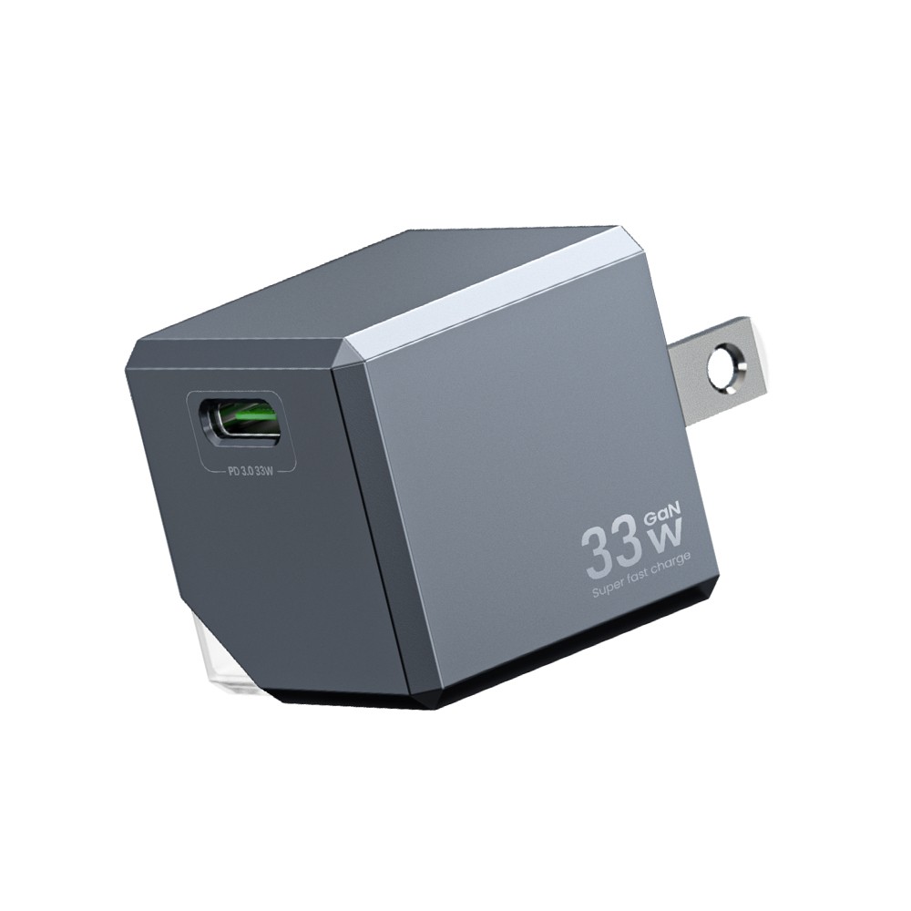 อะแดปเตอร์ ALPHA·X Wall Charger 1 USB-C 33W GaN Grey | Studio7 online