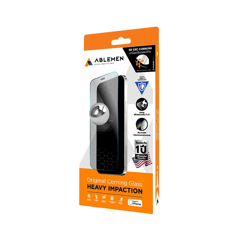 ฟิลม์กันรอย Ablemen BLC iPhone 16 Pro Max 3D 5XC | Studio7 online