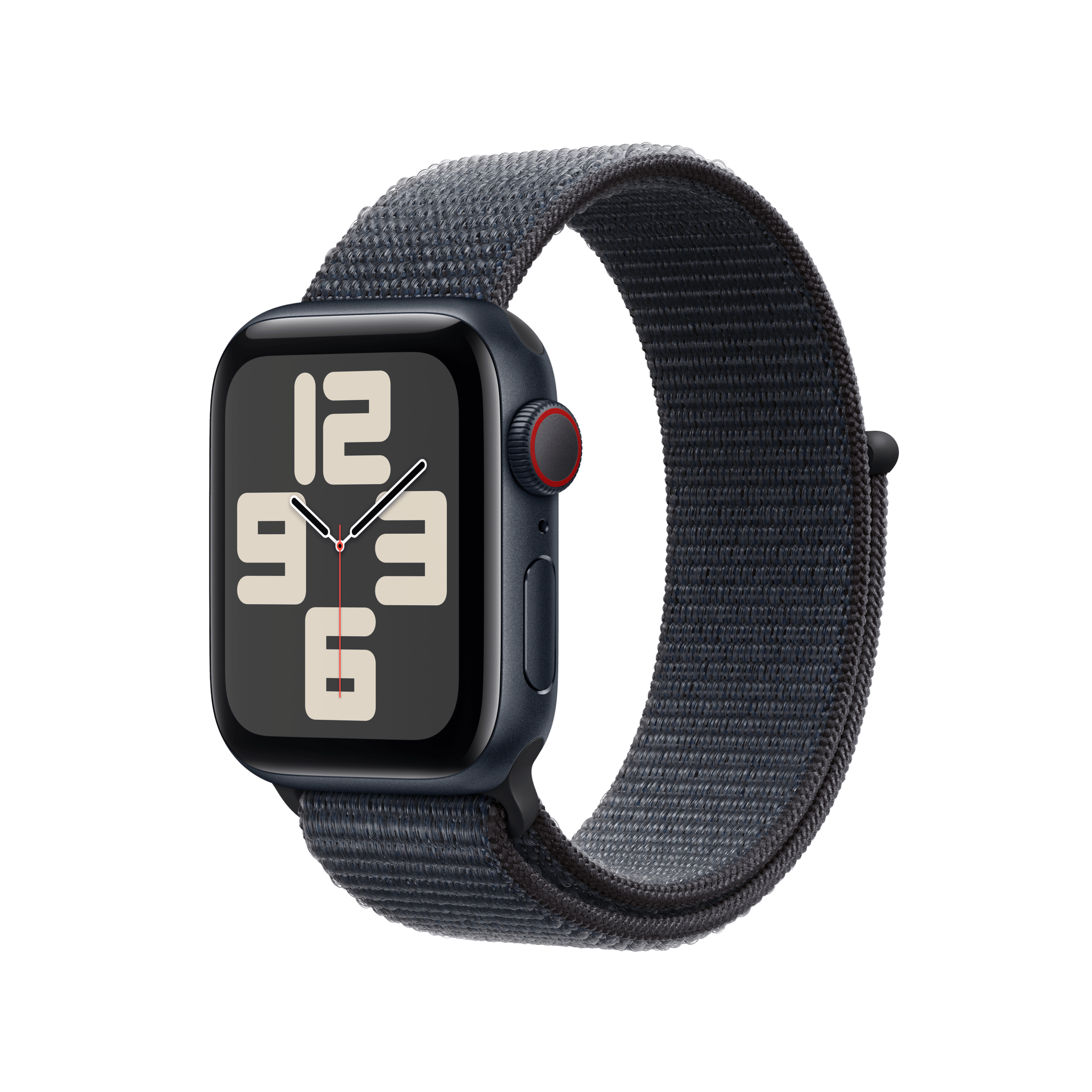 Apple Watch SE GPS + Cellular 40mm Midnight Aluminium Case with Ink ...