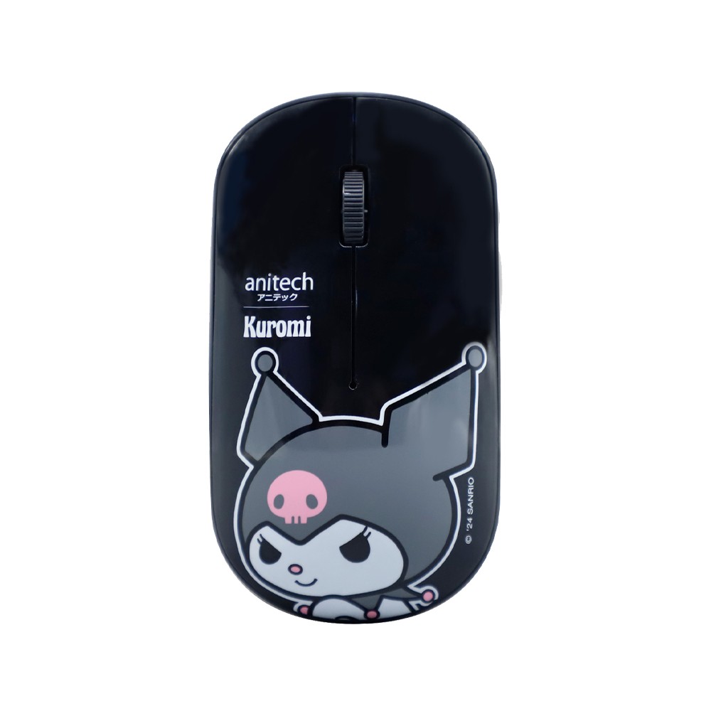 เมาส์ไร้สาย Anitech Wireless Mouse Sanrio KU-W238-BK Black | Studio7 online