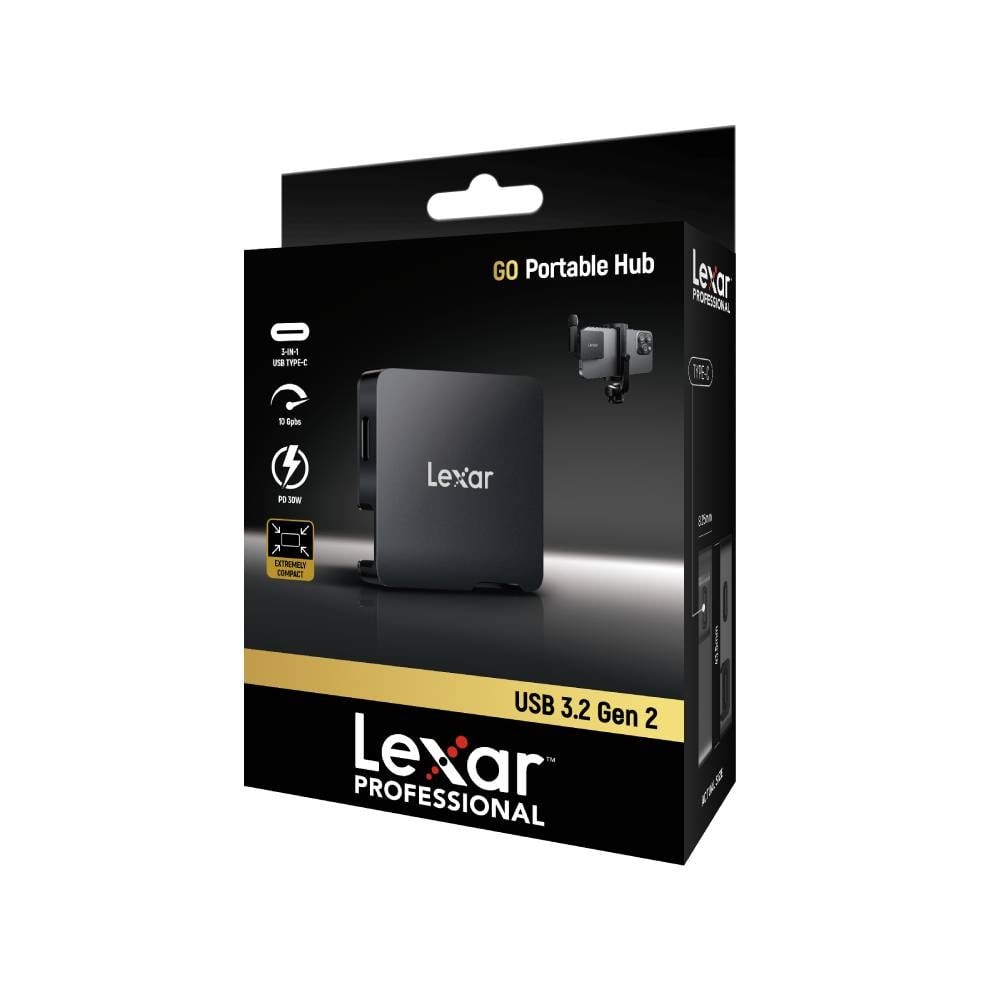 Lexar Professional Go Portable Hub SL400 Black GL | Studio7 online