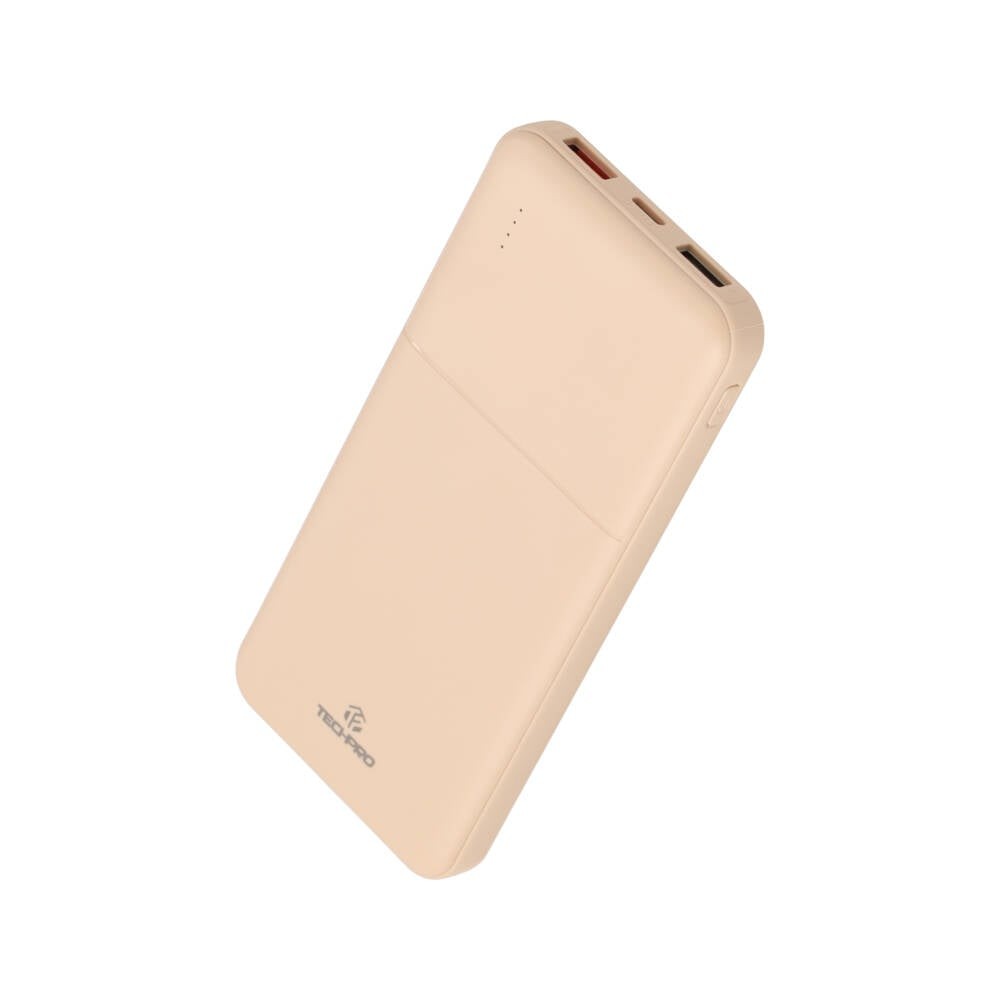 พาวเวอร์แบงค์ TECHPRO ความจุ 10000 mAh (TP-PB10PD) สี Titanium Gold | Studio7 online