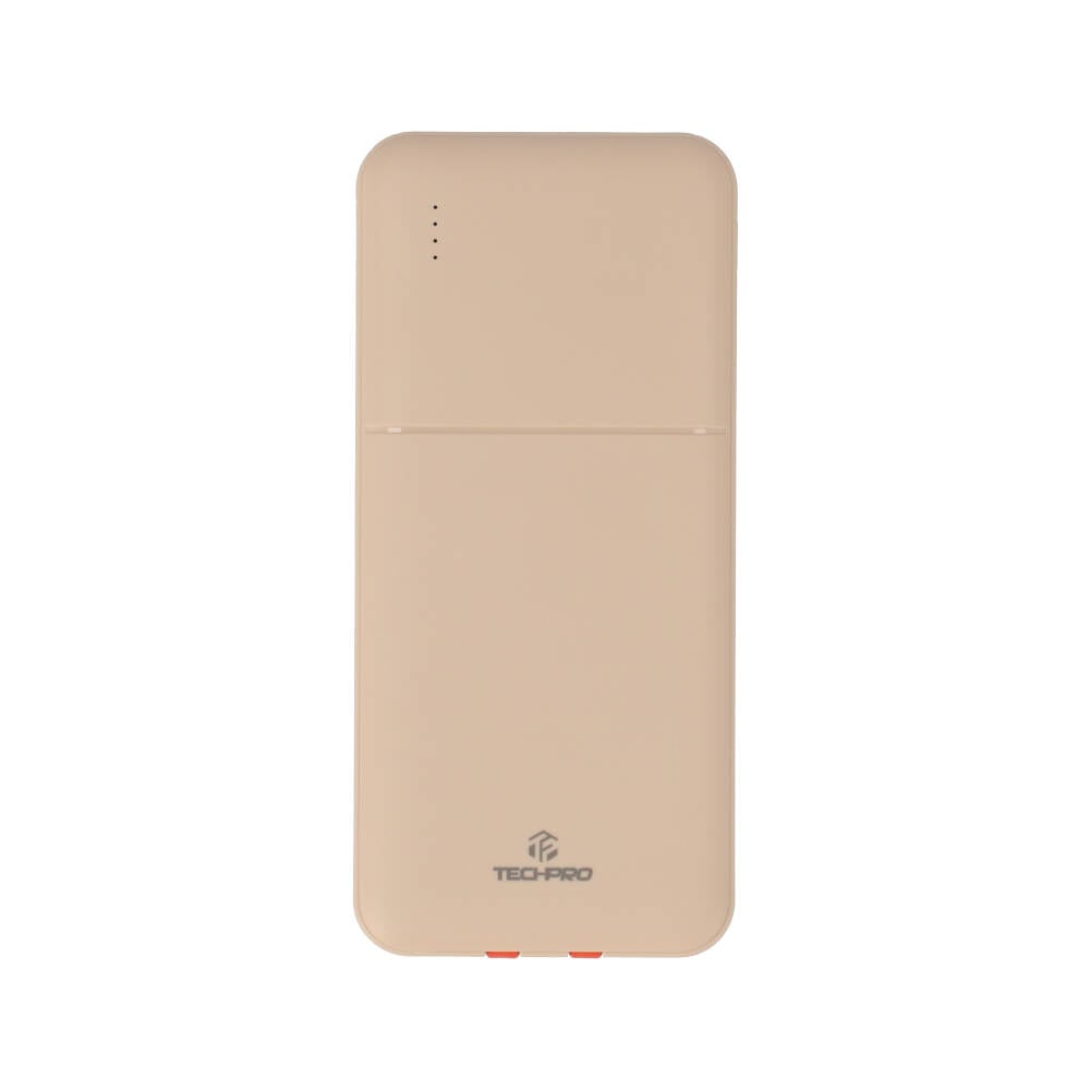 พาวเวอร์แบงค์ TECHPRO ความจุ 10000 mAh (TP-PB10PD) สี Titanium Gold | Studio7 online