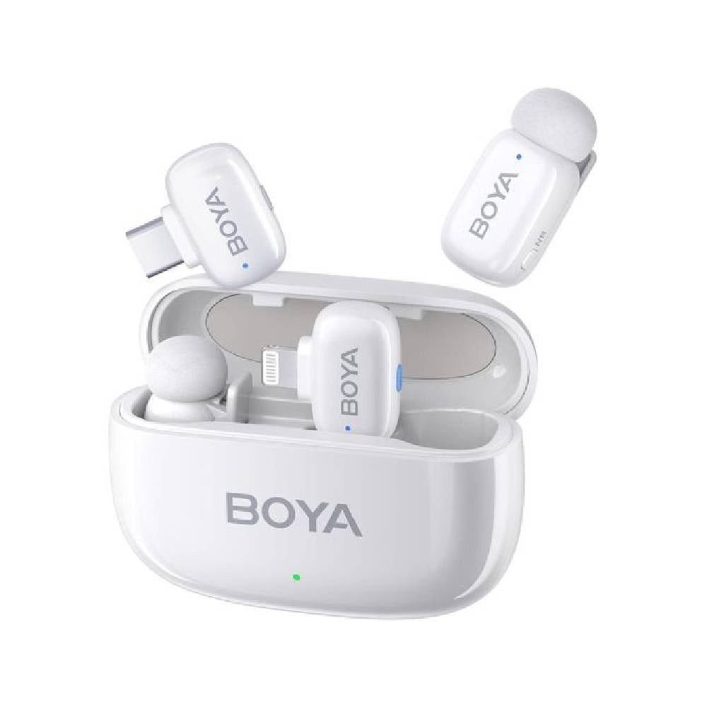 ไมโครโฟน BOYA MINI (2TX+2RX) White | Studio7 online