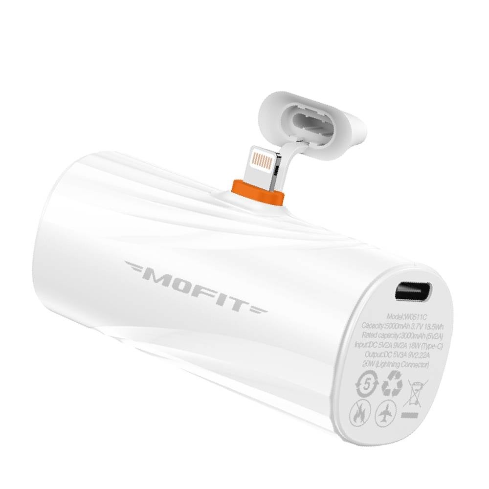 พาวเวอร์แบงค์ MOFIT 5000 mAh / MP05-L06PD Lighting | Studio7 online