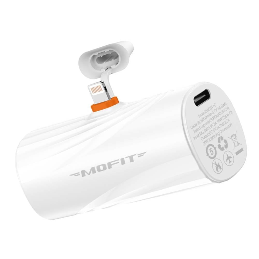พาวเวอร์แบงค์ MOFIT 5000 mAh / MP05-L06PD Lighting | Studio7 online