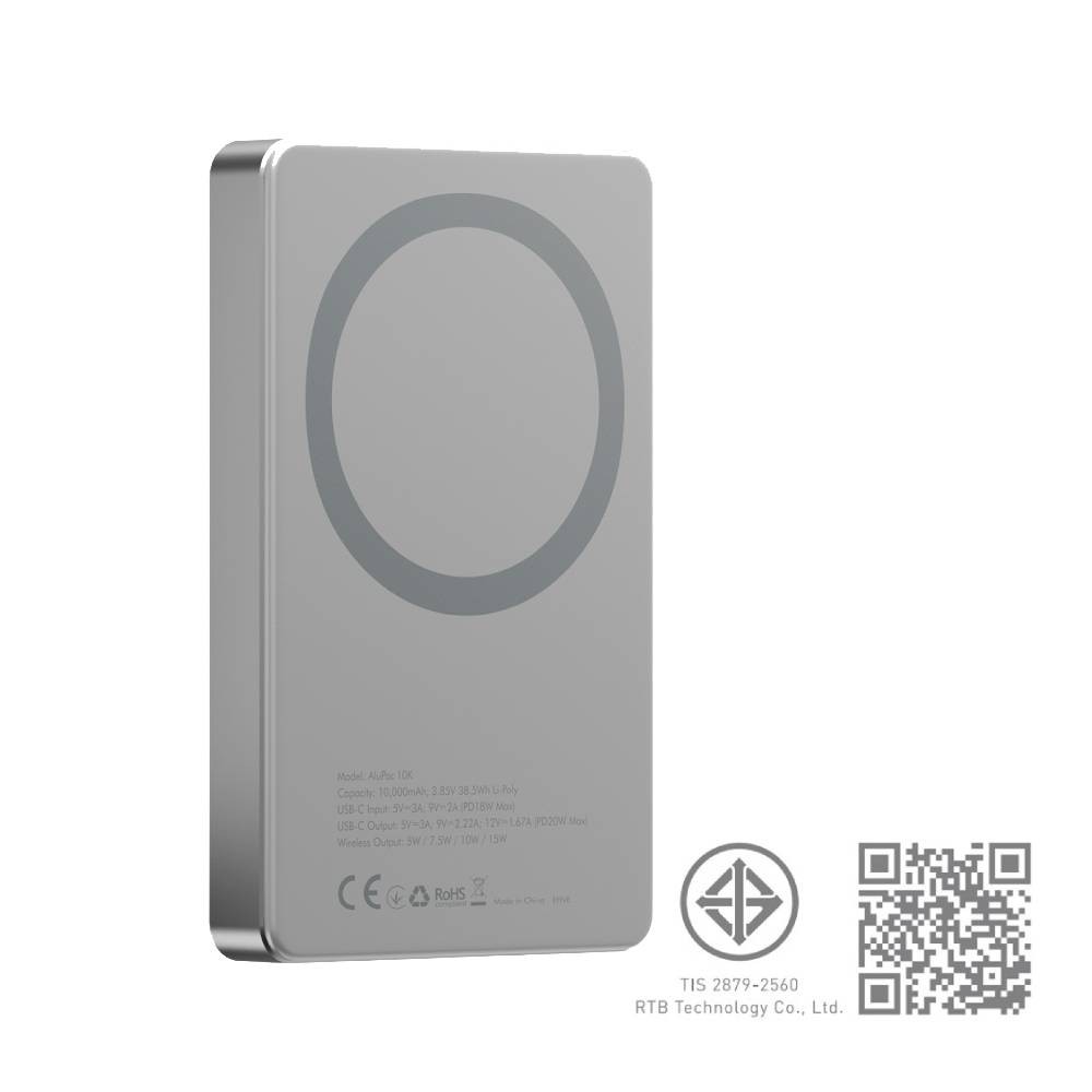พาวเวอร์แบงค์ Energea 10000 mAh ALUPAC Mini Wireless | Studio7 online