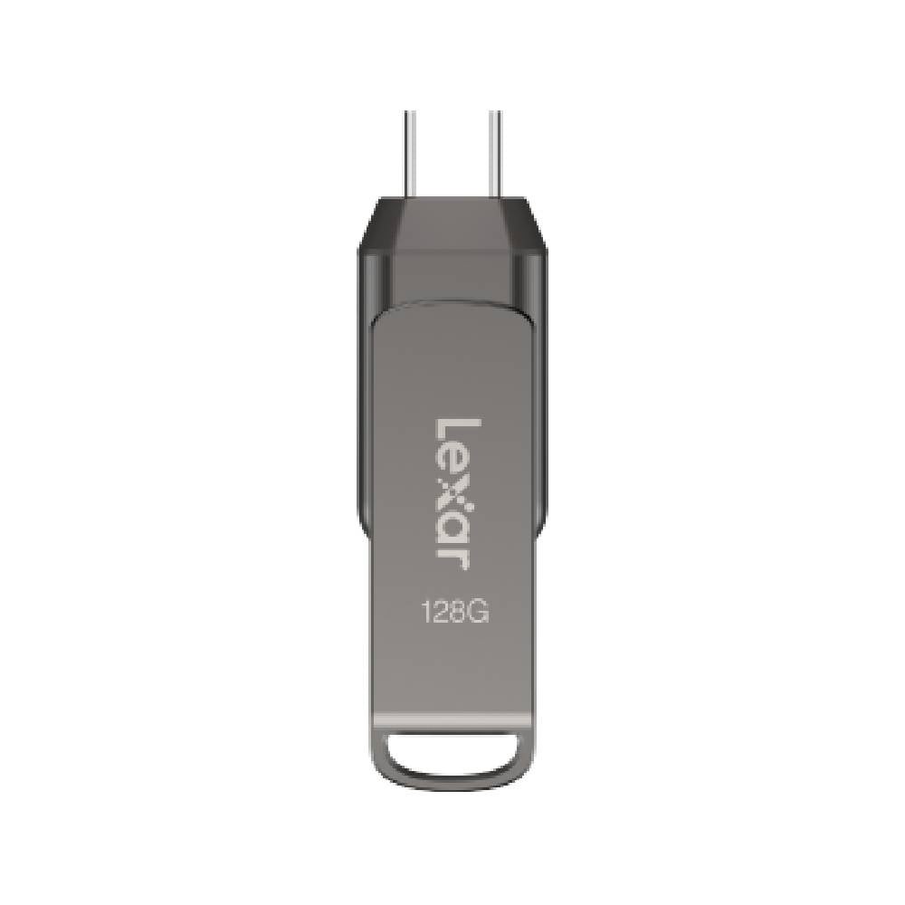 แฟลชไดร์ฟ Lexar Dual Drive D400 USB 3.1 Type-C 128GB | Studio7 online