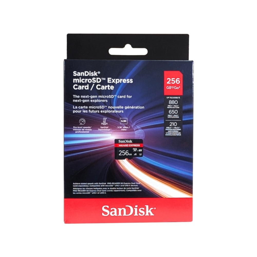 เมมโมรี่การ์ด SanDisk Express microSDXC 256GB V30 U3 C10 | Studio7 online