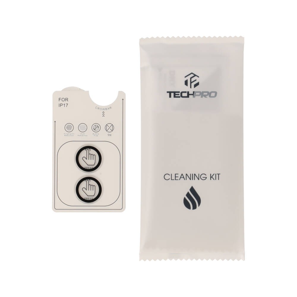 ฟิล์มกันเลนส์ TECHPRO Camera Lens Crystal Clear iPhone 17 | Studio7 online