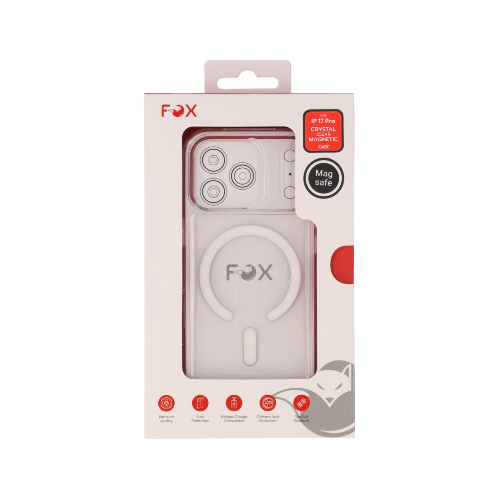 เคส FOX iPhone 17 Pro Crystal Clear Magnetic ใสกันกระแทก รองรับ MagSafe ...