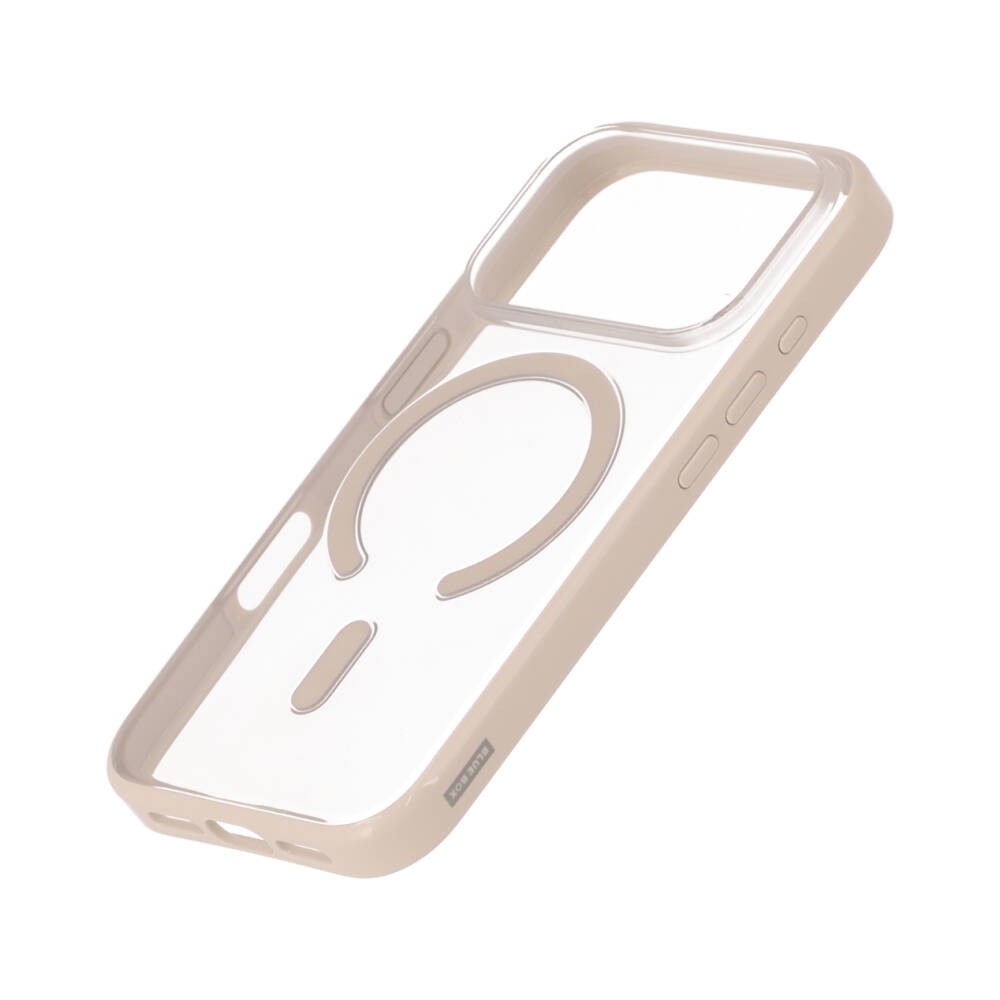 เคส Blue Box iPhone 17 Pro Beige Edge Magnetic มาพร้อม Griptok ...