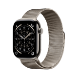 Apple Watch Series 11 GPS + Cellular 46mm Natural Titanium Case with ...