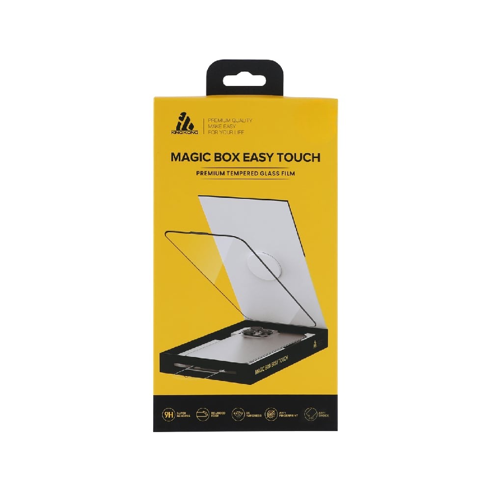 ฟิล์มกันรอย KING KONG TG Film iPhone 15/16 Magic E-Touch Box Clear ...