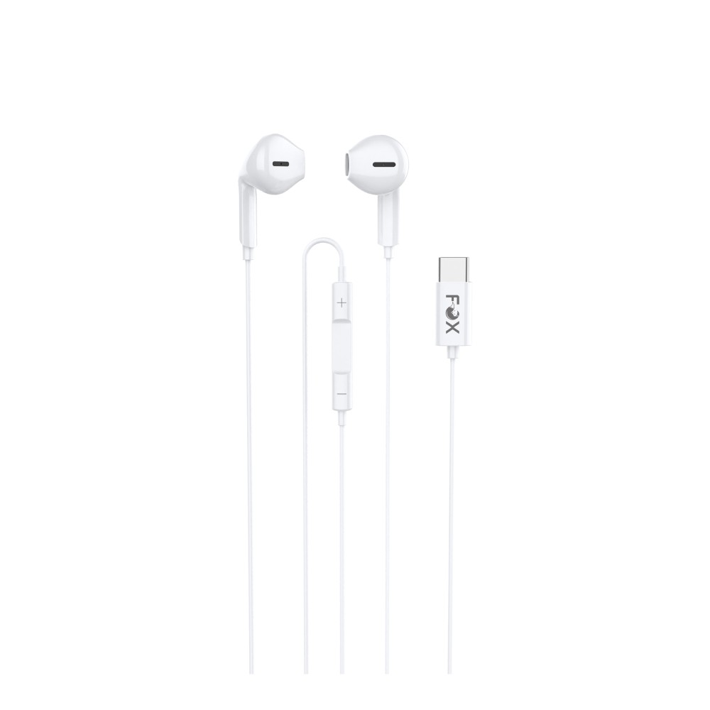 หูฟัง FOX Earbuds with Mic. Type-C FOX-G5 White | Studio7 online