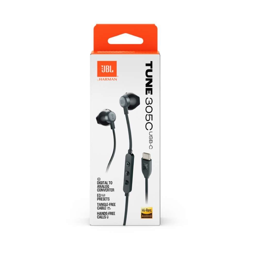 หูฟัง JBL Earbuds with Mic. T305 USB-C Black | Studio7 online