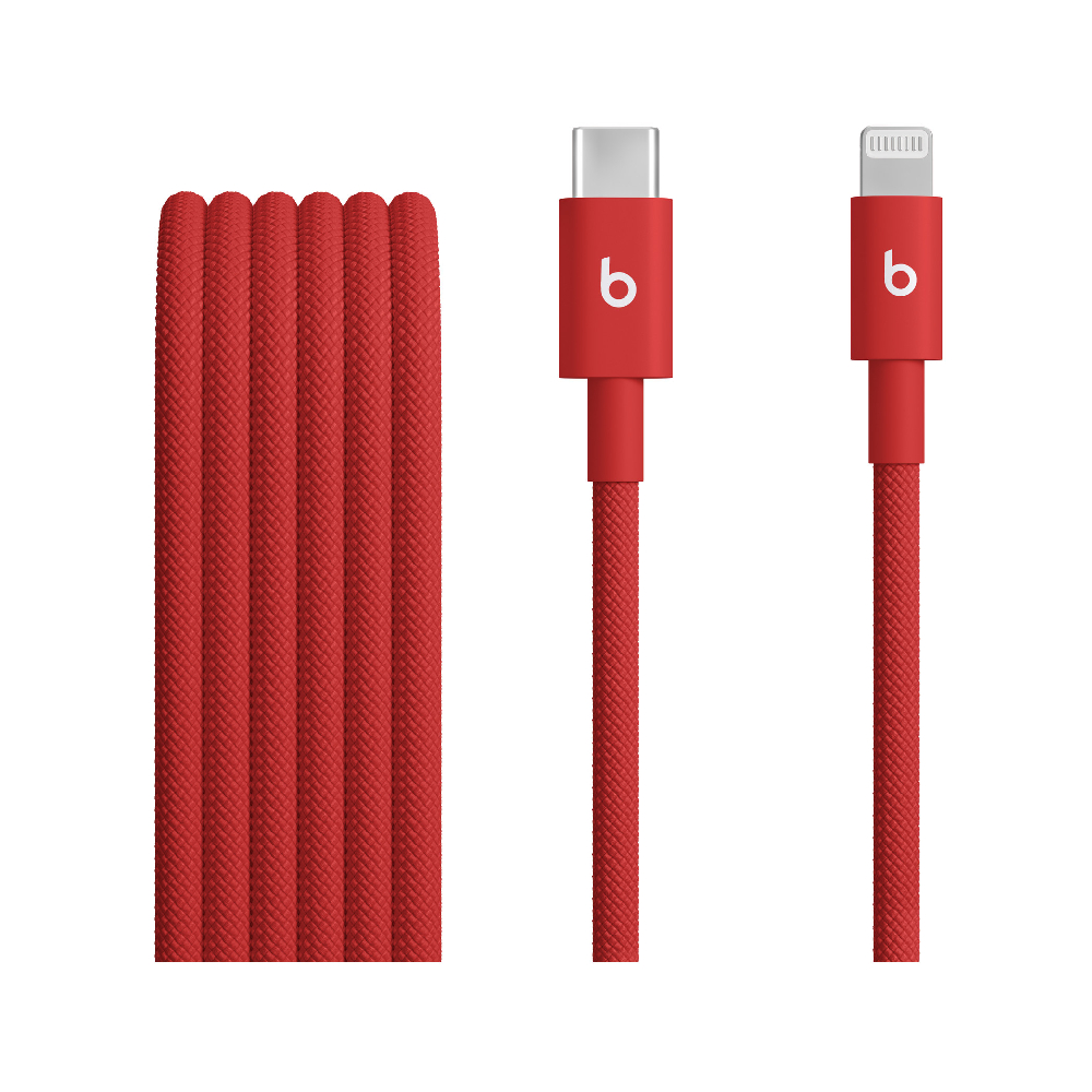 สาย Beats แบบถัก USB-C to Lightning (1.5 ม.) – สี สีแดงแรพิดเรด ...