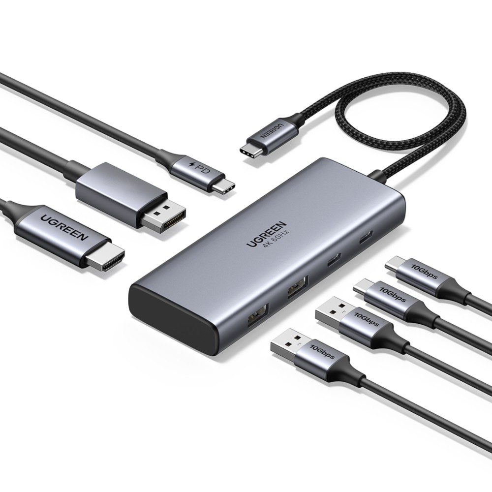 UGREEN 75902 USB-C Hub 7-in-1 Gray | Studio7 online