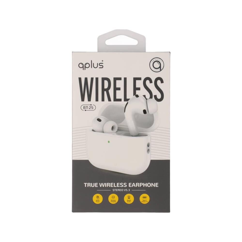 หูฟัง QPLUS TWS Stereo BT25 White (Type-C) | Studio7 online