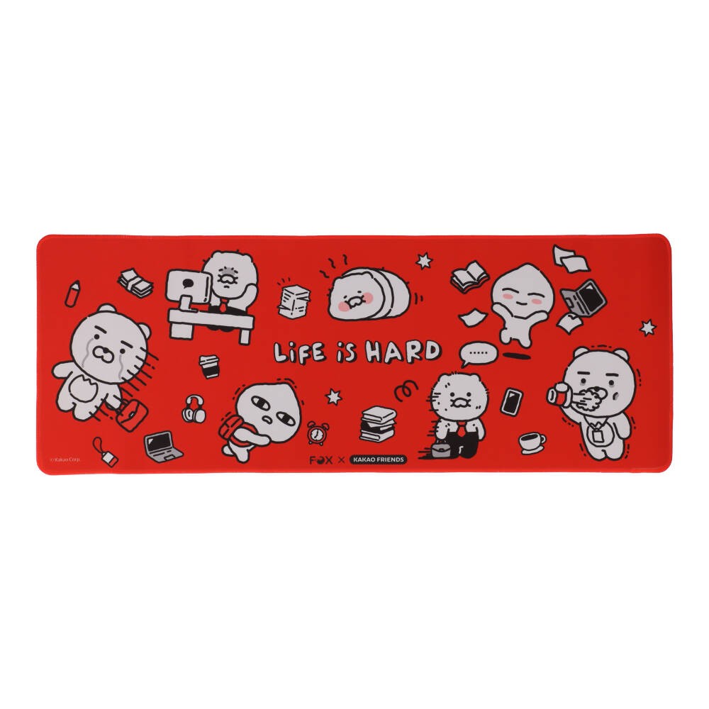 แผ่นรองเมาส์ FOX x KAKAO Desk Mat Life is Hard | Studio7 online