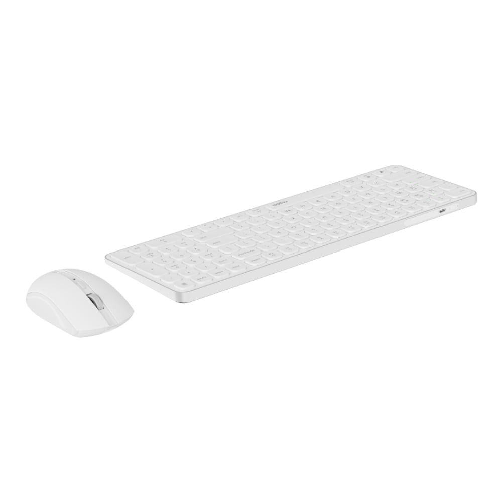 เมาส์และคีย์บอร์ด Rapoo Wireless Mouse + Keyboard 9350S Multi-mode ...