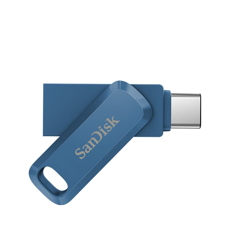 แฟลชไดร์ฟ SanDisk Ultra Dual Drive GO USB Type-C 256GB Blue (SDDDC3 ...