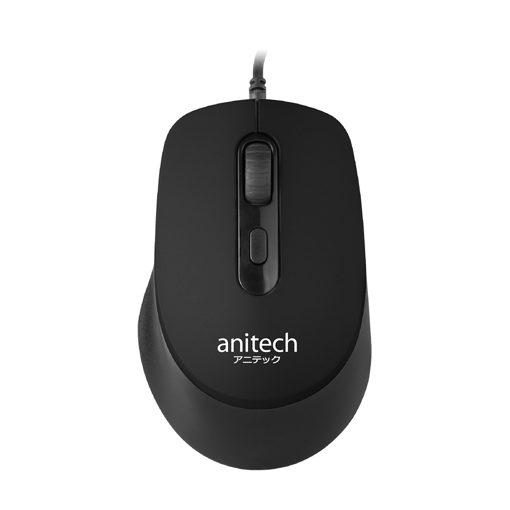 เมาส์มีสาย Anitech Wired Mouse A547 Black | Studio7 online