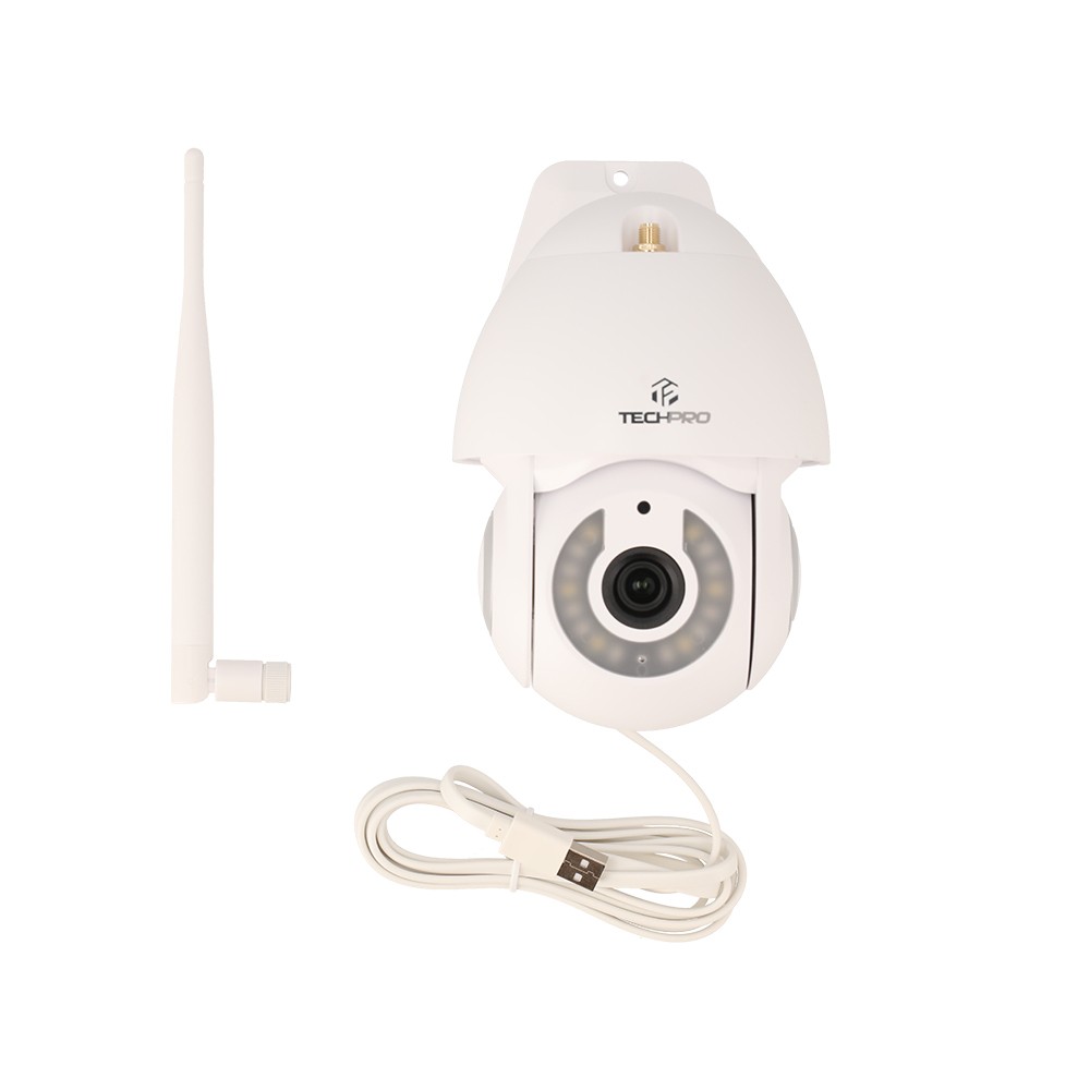 กล้องวงจรปิด TECHPRO Wi-Fi Smart Outdoor Camera 360 | Studio7 online