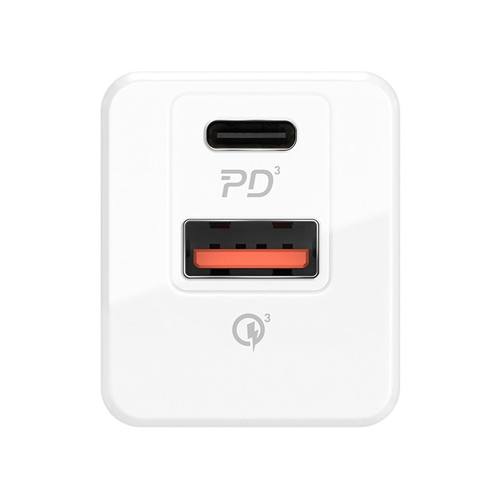 อะแดปเตอร์,หัวชาร์จ Momax Wall USB Charger 1 USB-A (QC3.0A) / 1 USB-C ...