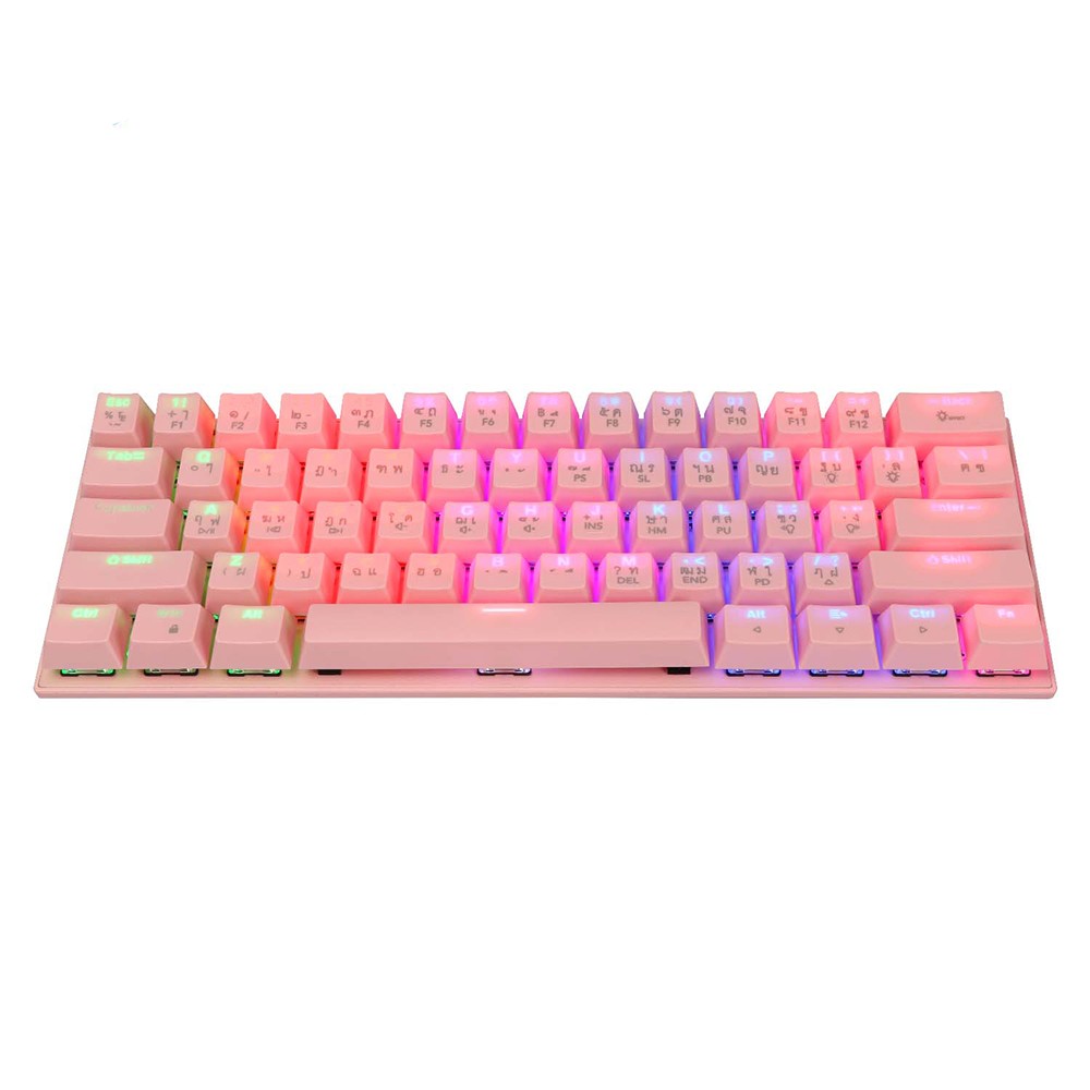 Tsunami Gaming Keyboard MK-61 Sakura Pink Blue Switch | Studio7 online