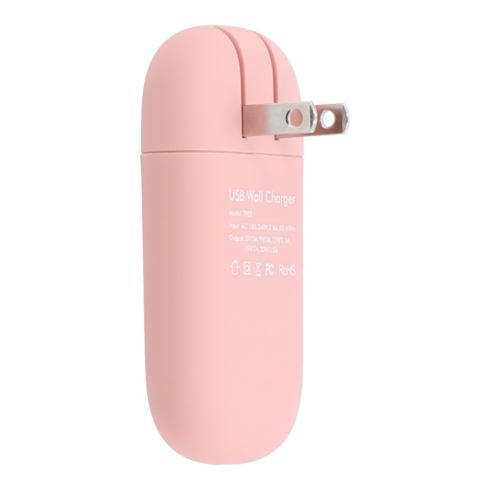 อะแดปเตอร์ Blue Box Flat Wall USB Charger USB-C (PD30W) - TP05 Matte pink | Studio7 online