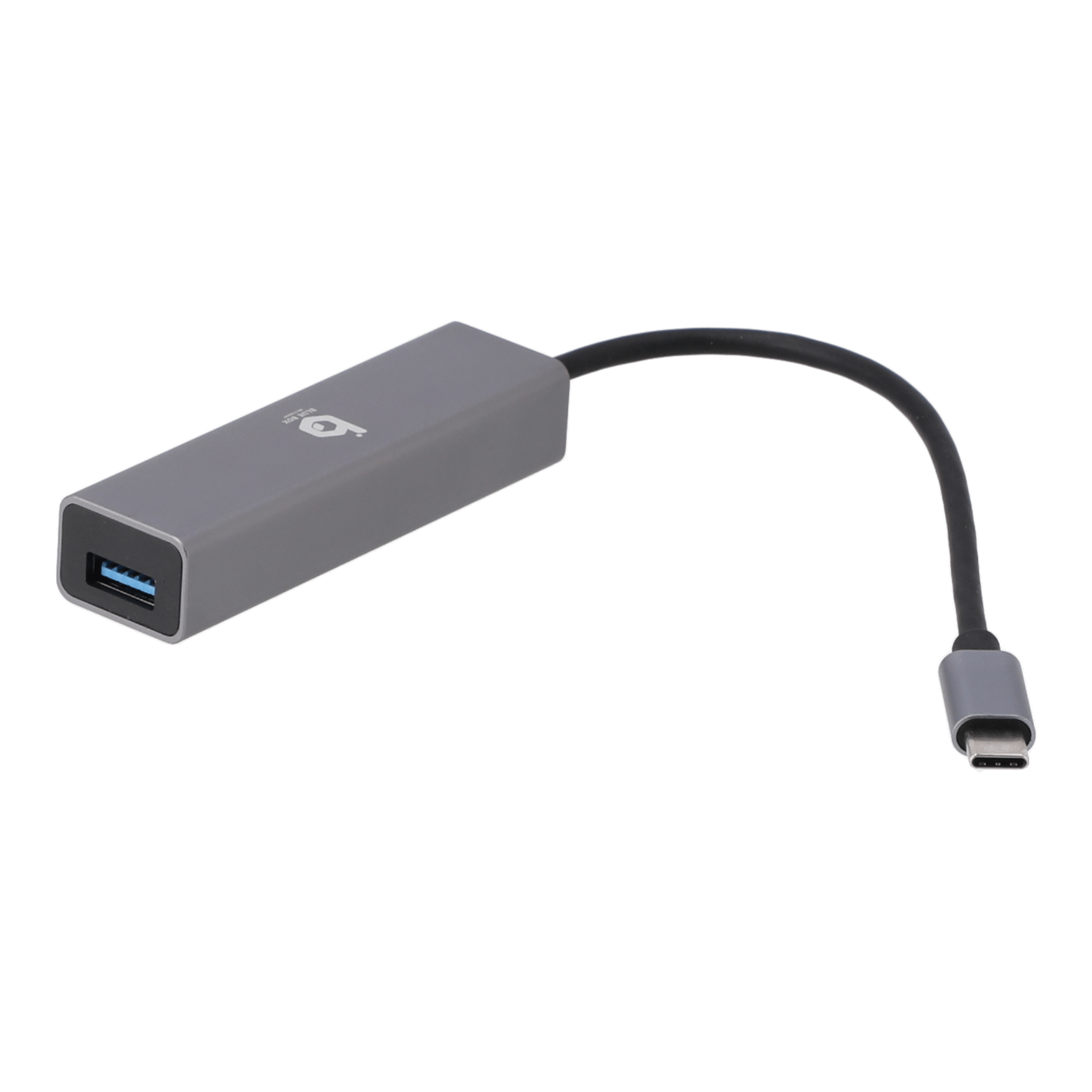 ยูเอสบีฮับ Blue Box Type-C to USB-A 3.0 Hub 4 Ports - Silver Grey ...