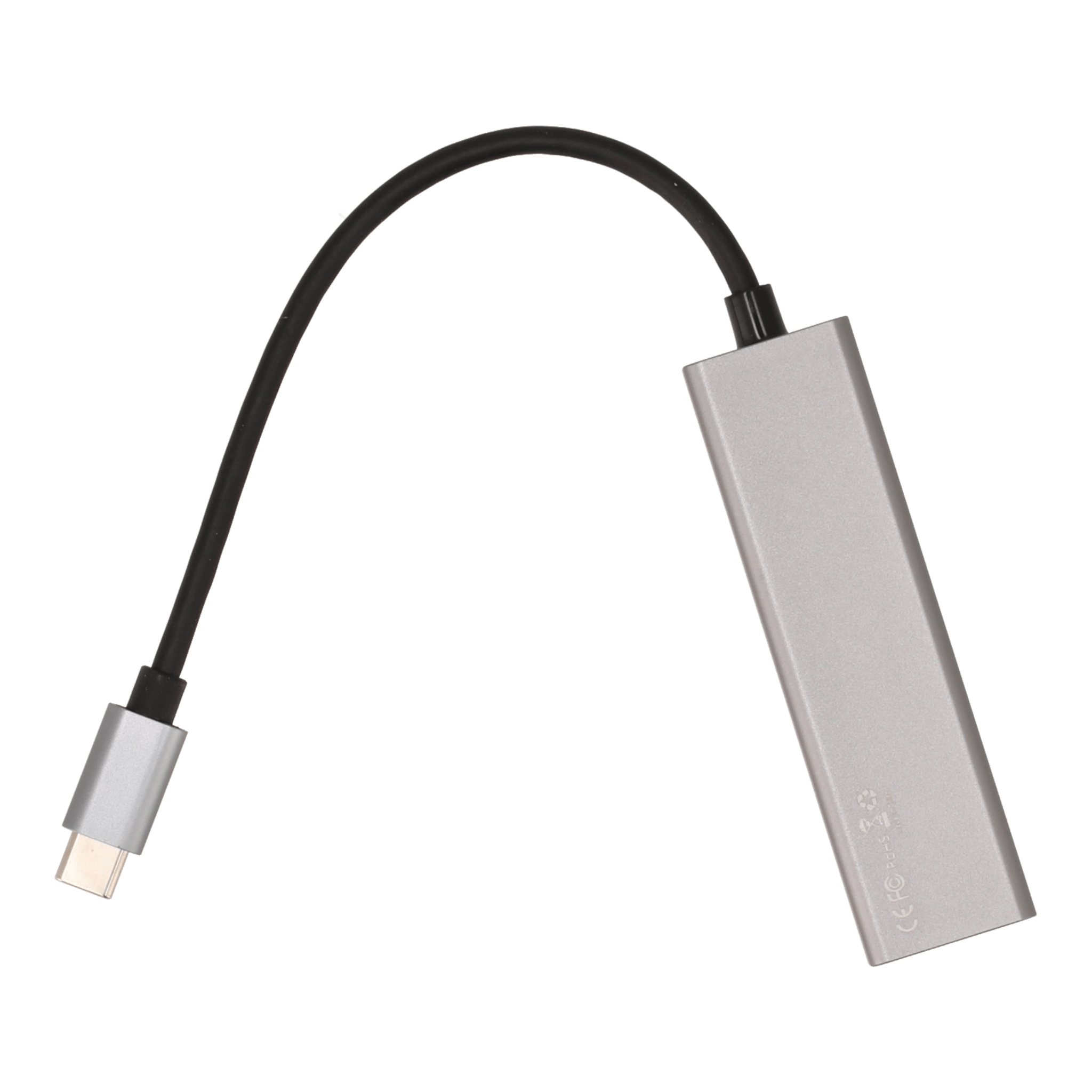 ยูเอสบีฮับ Blue Box Type-C to USB-A 3.0 Hub 4 Ports - Silver Grey ...